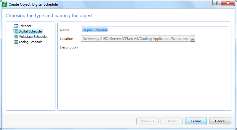 Creating a Digital Schedule